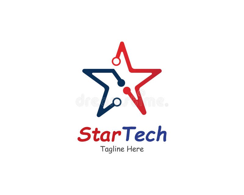 Star Technology Logo Symbol or Icon Template Stock Illustration ...
