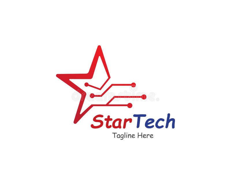 Star Technology Logo Symbol or Icon Template Stock Illustration ...