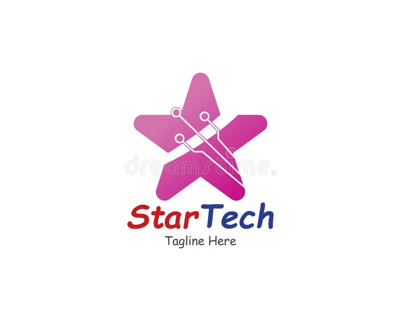 Star Technology Logo Symbol or Icon Template Stock Illustration ...