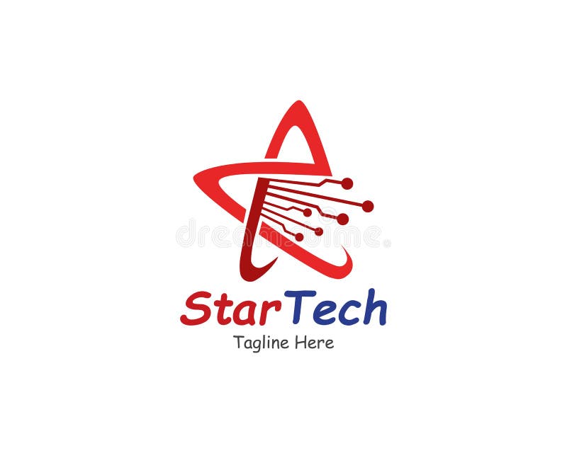 Star Technology Logo Symbol or Icon Template Stock Illustration ...