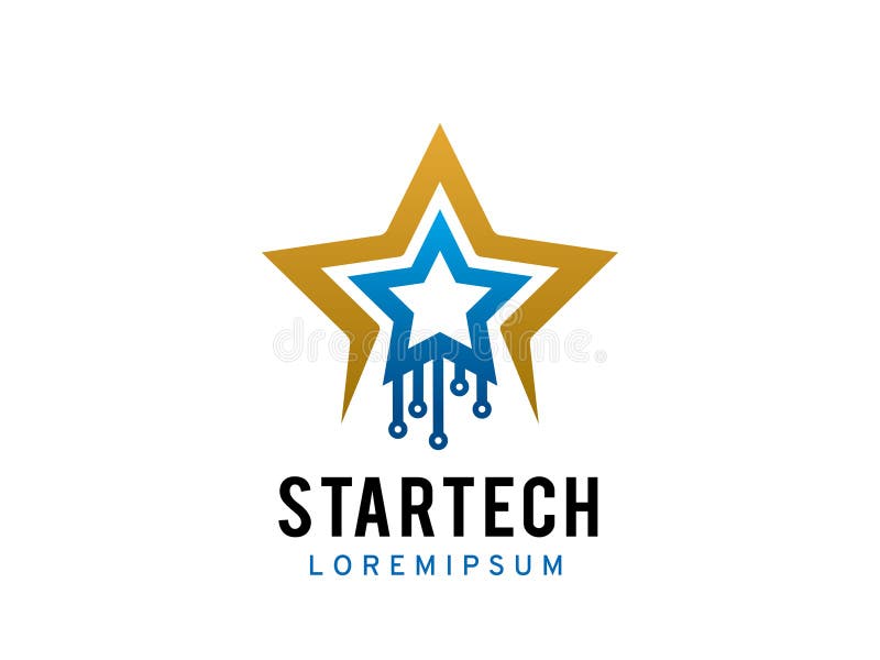 Star Technology Logo Symbol or Icon Template Stock Vector ...