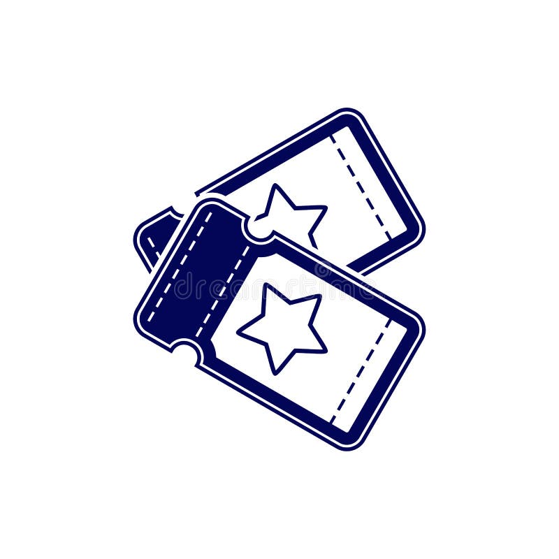 Star Ticket Icon Design Logo Vector Template, Icon Symbol, Creative ...