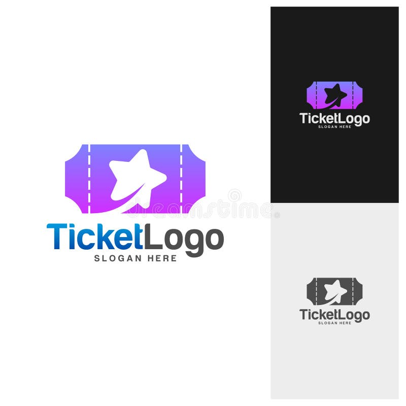 Star Ticket Logo Template Design Vector, Emblem, Creative Design, Icon ...