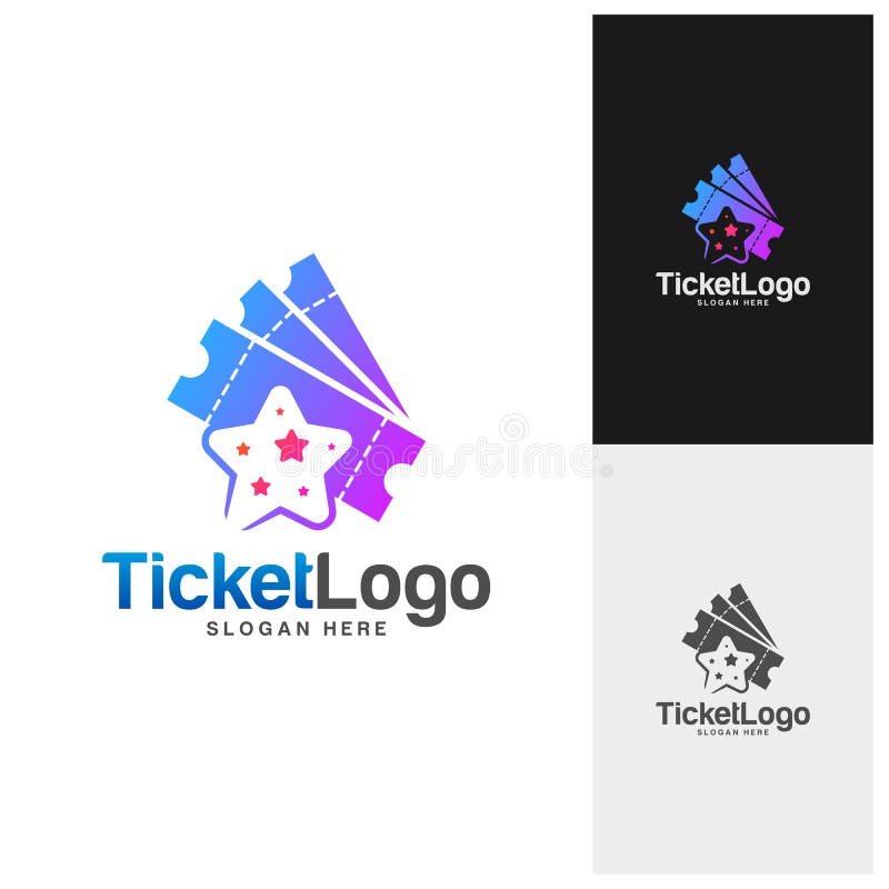 Star Ticket Logo Template Design Vector, Emblem, Creative Design, Icon ...