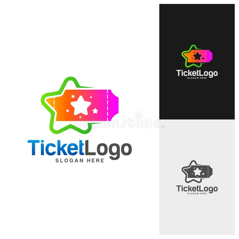 Star Ticket Logo Template Design Vector, Emblem, Creative Design, Icon ...