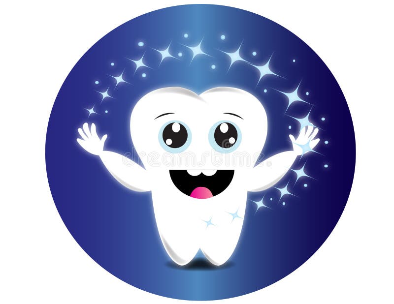 Star tooth stock vector. Illustration of body, greeting - 18952634