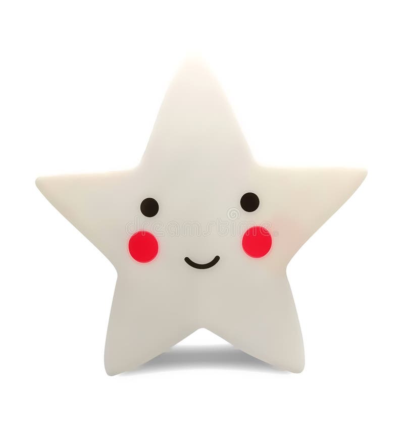 Star Toy on Isolated on White Background. Stock Image - Image of ...