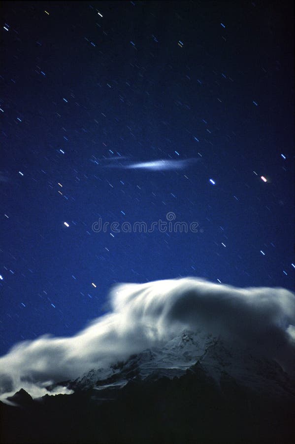 Star track mountain stock illustration. Illustration of glacier - 3413409