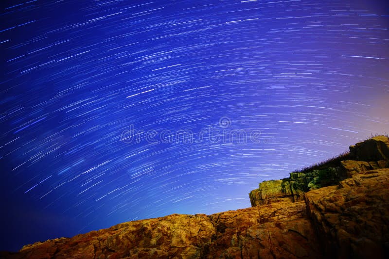 Star track stock image. Image of mountain, trajectory - 22070285