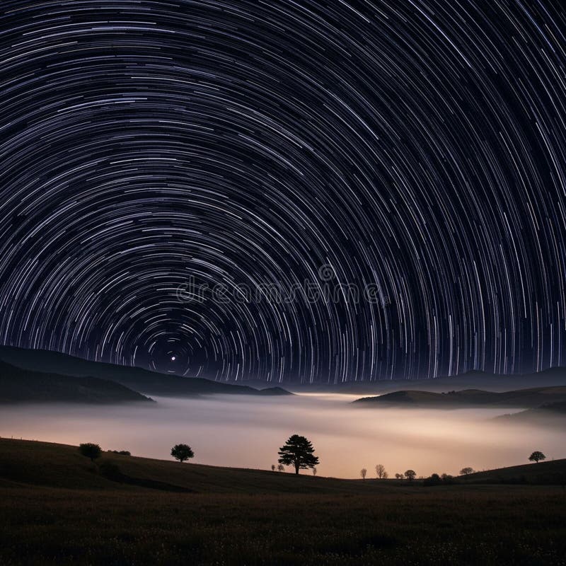 Star Trails Create Concentric Circles Across the Night Sky ...