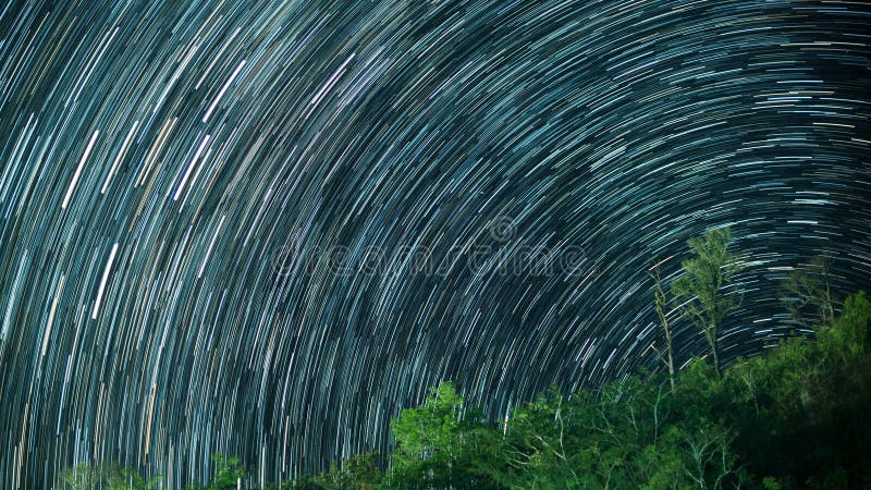 Star trails in night sky stock photo. Image of observation - 89492014
