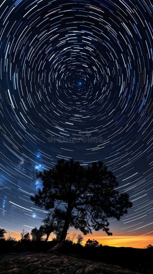Lone Tree in Desolate Industrial Wasteland Under Stormy Sky ...