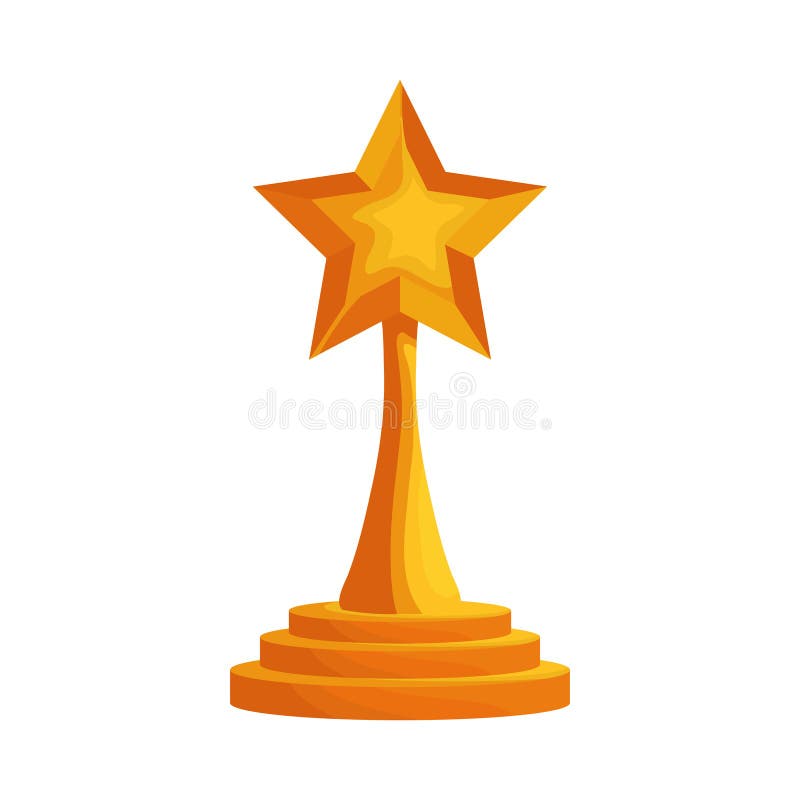 Star trophy design stock vector. Illustration of vector - 273092268