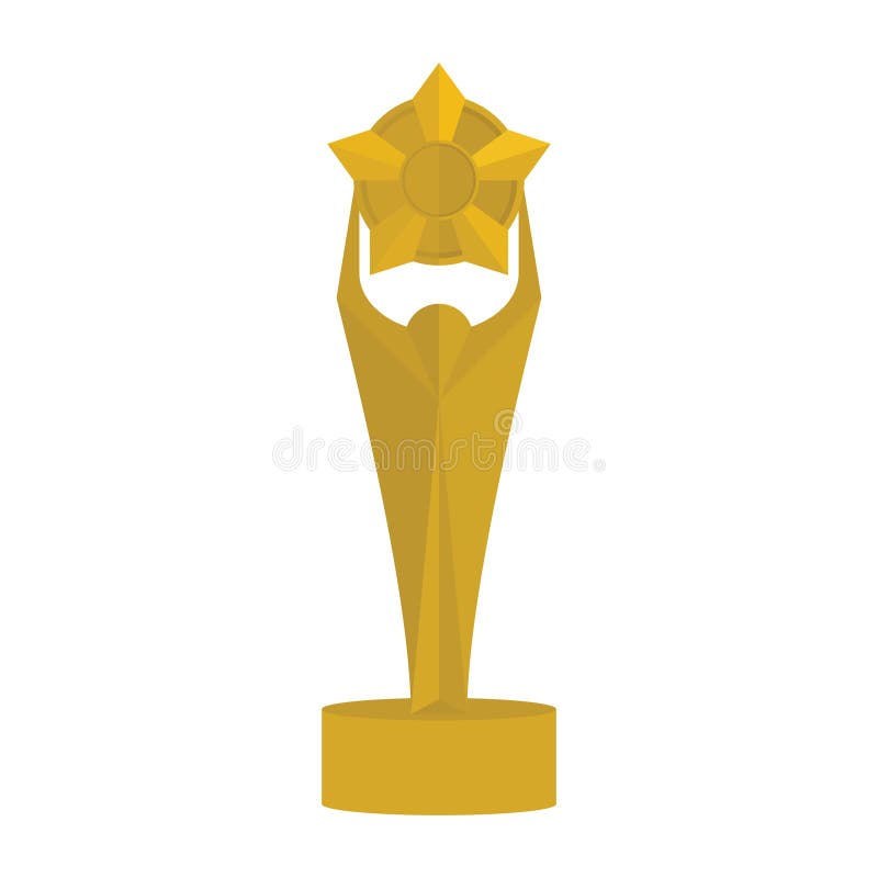 Star Trophy. Vector Illustration Decorative Design Stock Vector ...