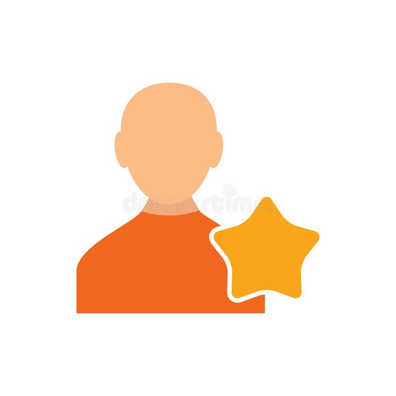 Star User Logo Icon Design stock vector. Illustration of creative ...