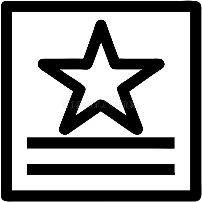 Star Vector Design for Awards and Ratings Applications Stock ...