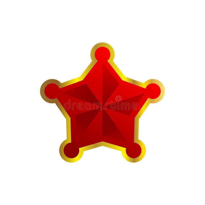 Star Vector. Five Pointed Star Stock Vector - Illustration of icon ...