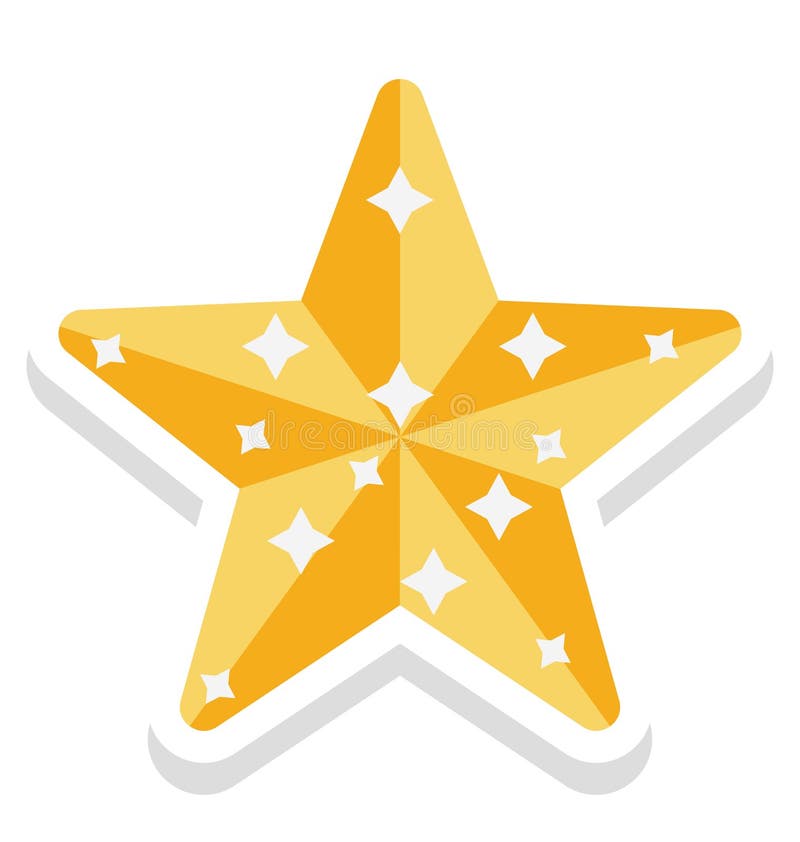 Star Vector Icon that Can Be Easily Modified or Edit Stock Vector ...