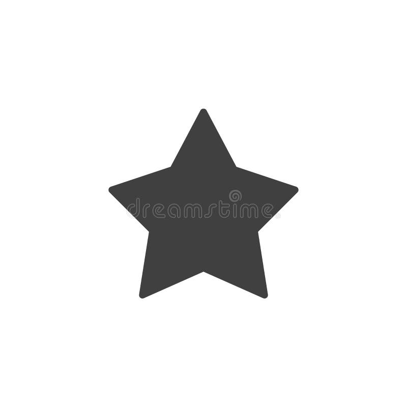 Star vector icon stock vector. Illustration of vector - 265255231