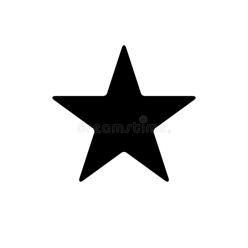 Star Vector Icon with Slightly Rounded Corners Stock Vector ... Star Vector Icon with Slightly Rounded Corners Stock Vector ...