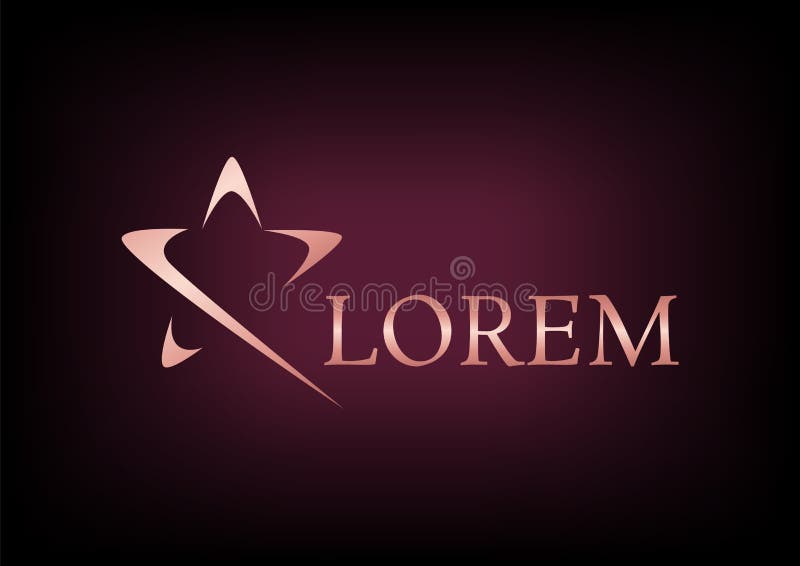 Star Abstract Curve Logo Design Template Stock Vector - Illustration of ...