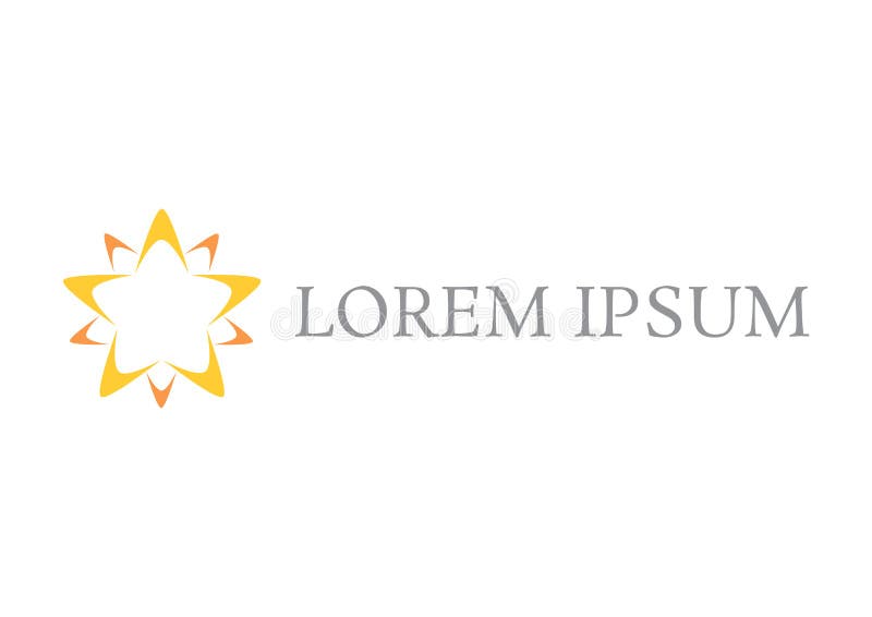 Star Abstract Curve Logo Design Template Stock Vector - Illustration of ...