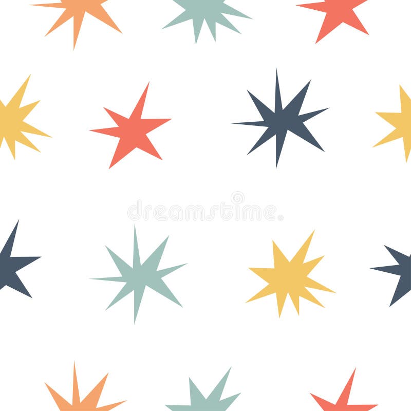 Star vector pattern stock vector. Illustration of cute - 312433173