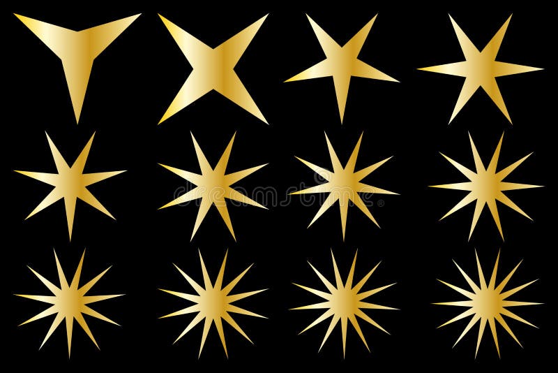 Seven Pointed Star Shape Vector Stock Illustrations – 143 Seven Pointed ...