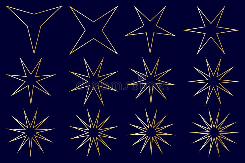 Seven Ray Star Stock Illustrations – 36 Seven Ray Star Stock ...