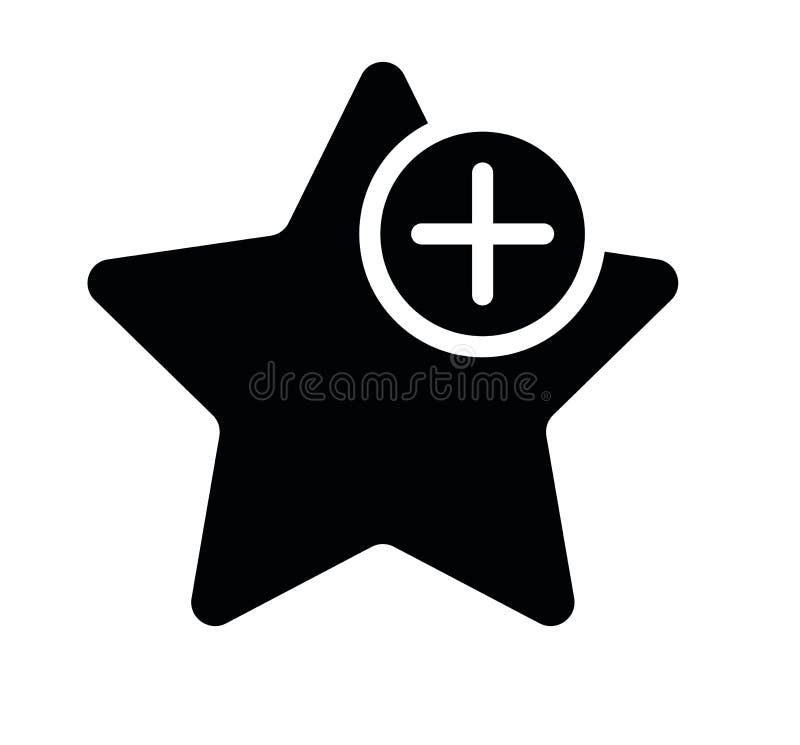 Modern Star Plus Icon Stock Illustrations – 459 Modern Star Plus Icon ...