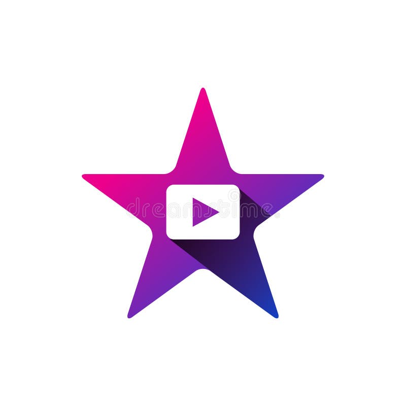 Star Video Logo Design Template Vector Stock Illustration ...