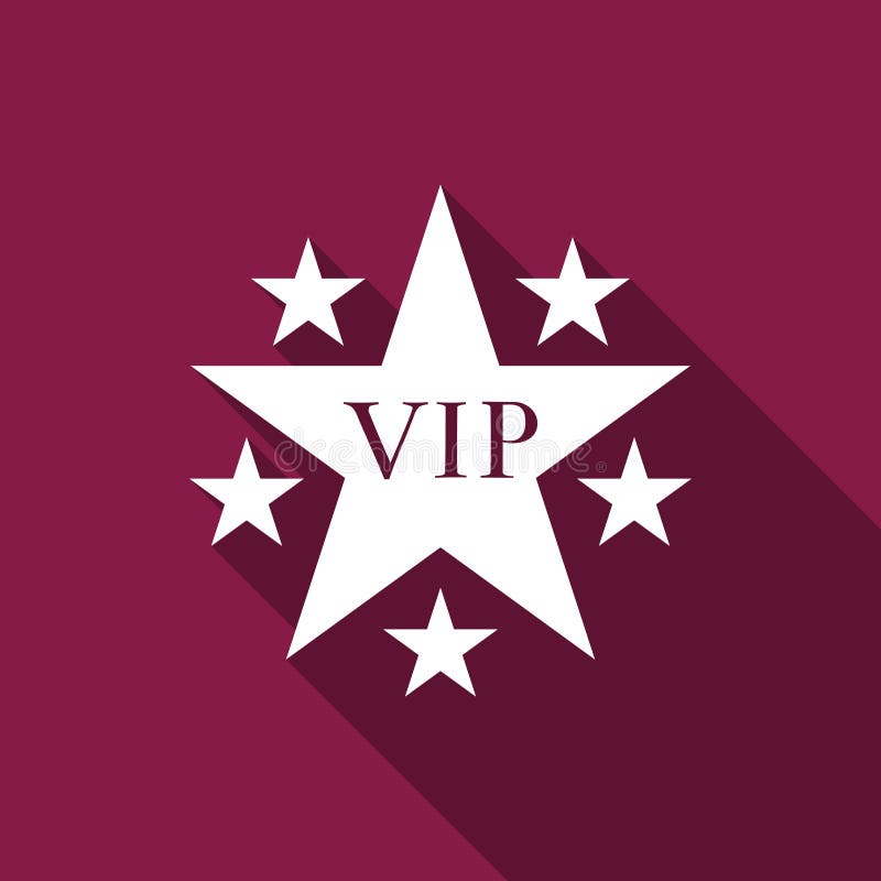 Star VIP with Circle of Stars Icon Seamless Pattern on White Background ...