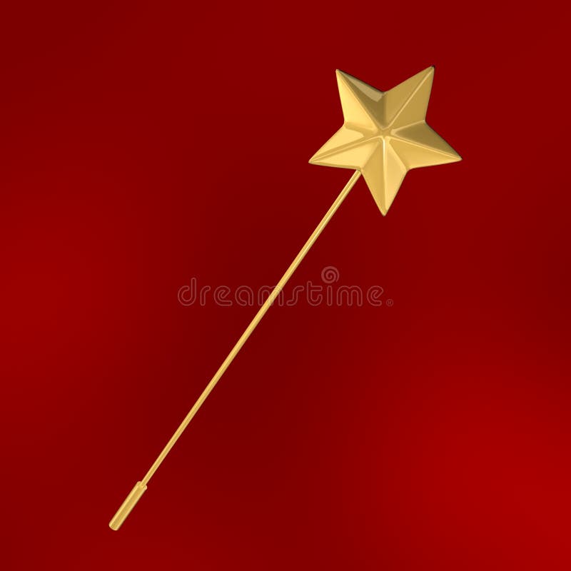 Magical Yellow Star Wand Stock Illustrations – 1,035 Magical Yellow ...