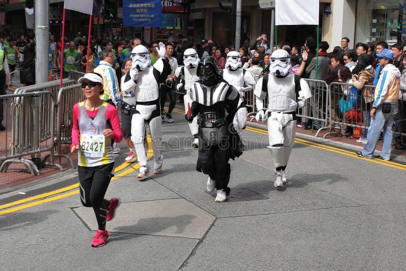 Star War Runner editorial stock photo. Image of jogging - 23206348