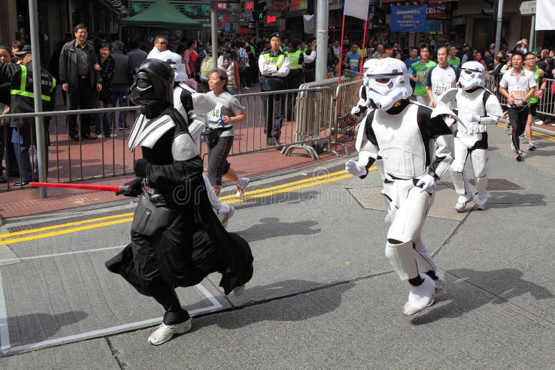 Star War Runner editorial image. Image of contest, jogging - 23206450