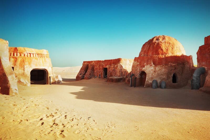 Star Wars Decoration in Sahara Desert Stock Image - Image of africa ...