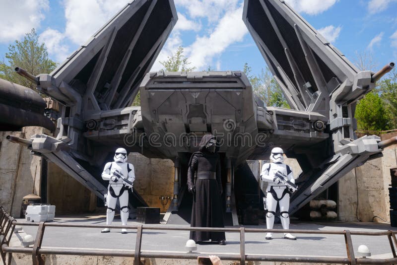 Star Wars Statues at Disney World Hollywood Studios Editorial Photo ...