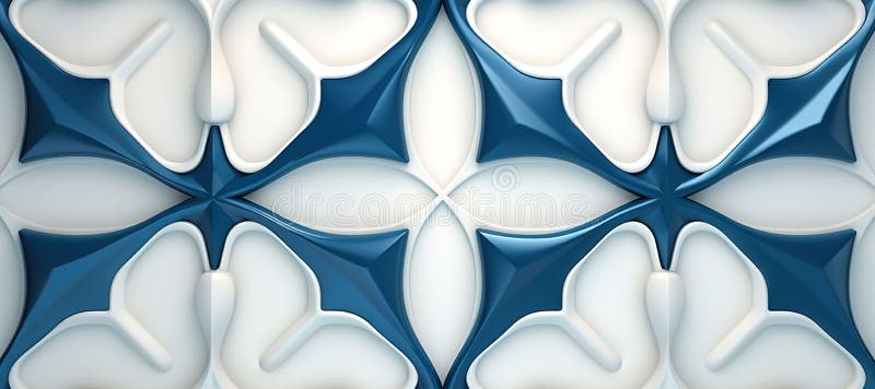 Star Wave Motif Pattern Wall Background Stock Illustration ...
