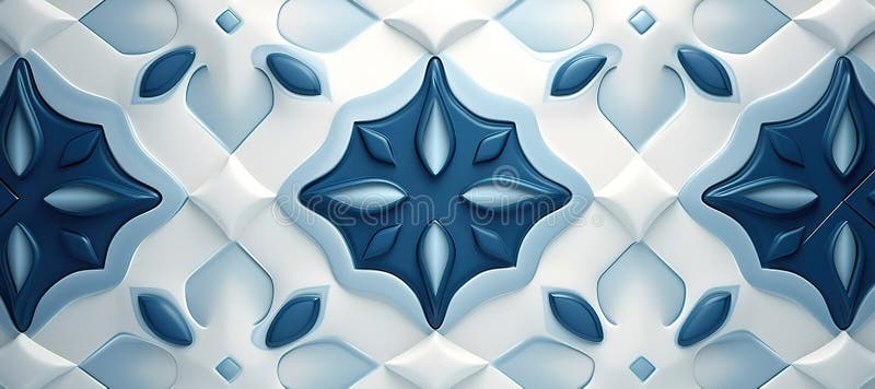 Star Wave Motif Pattern Wall Background Stock Illustration ...