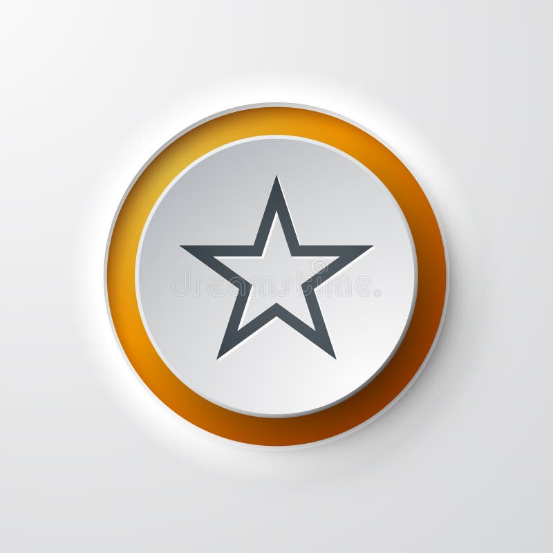 Icon star stock vector. Illustration of shade, favorites - 11934871