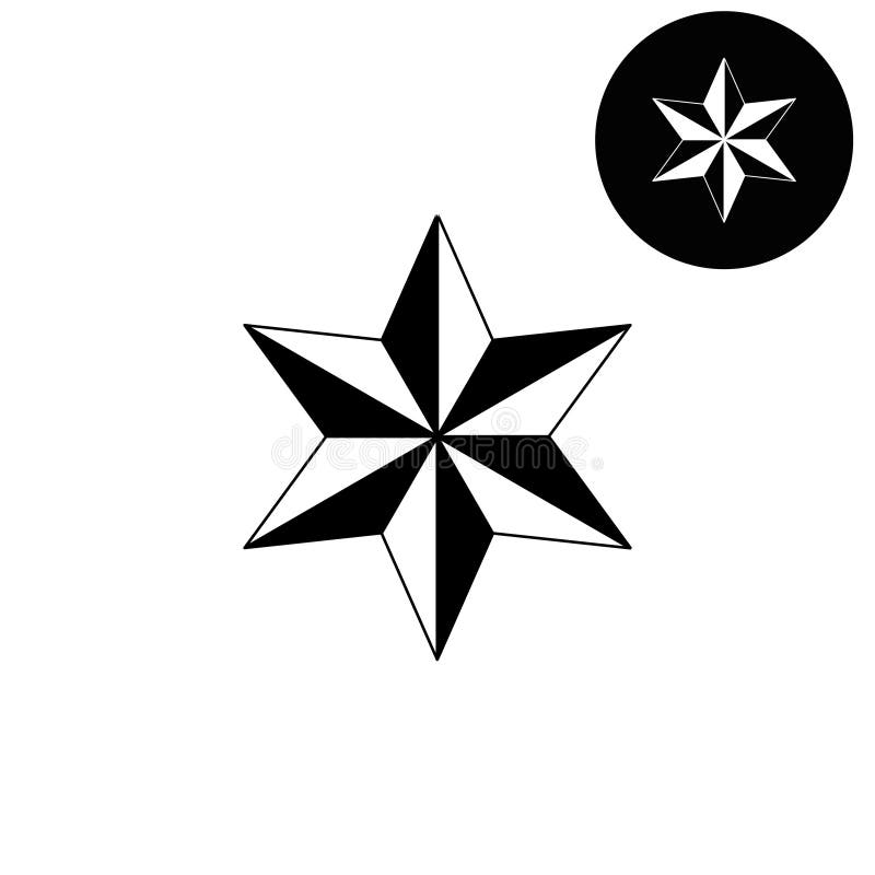 Star - white vector icon stock vector. Illustration of star - 138472242