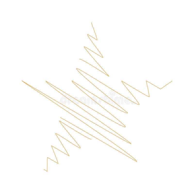 Star Wiith Scribble, Sketchy, Doodle Effect Pattern Stock Vector ...