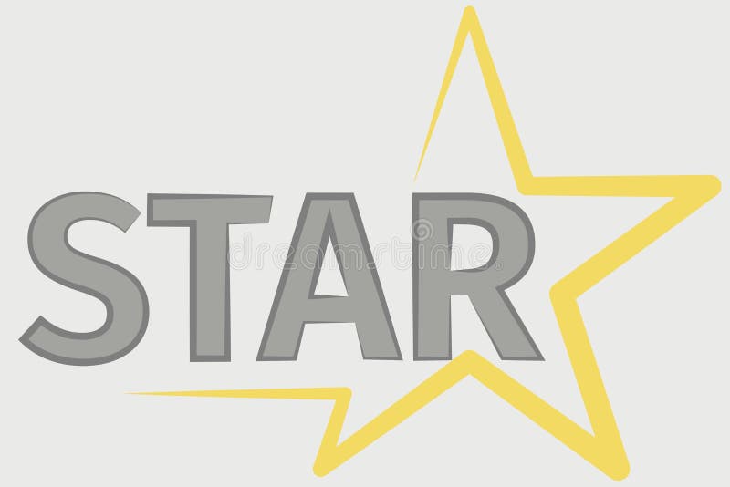 3d star and word top stock illustration. Illustration of design - 10689682