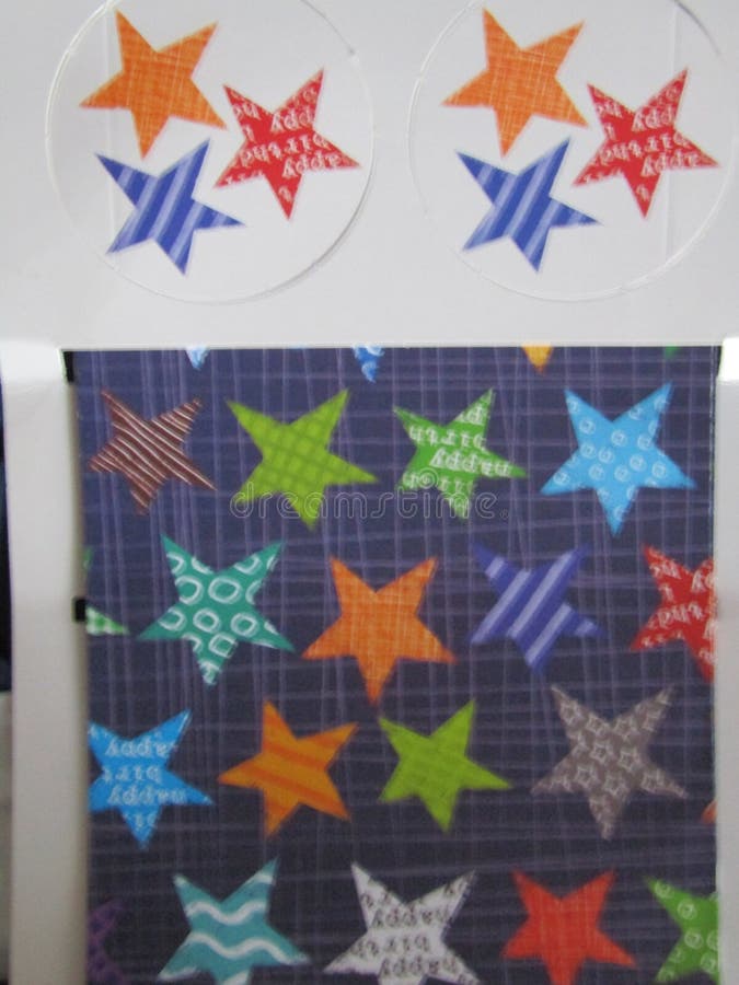 Star wrapping paper stock photo. Image of quilt, tags - 323027596