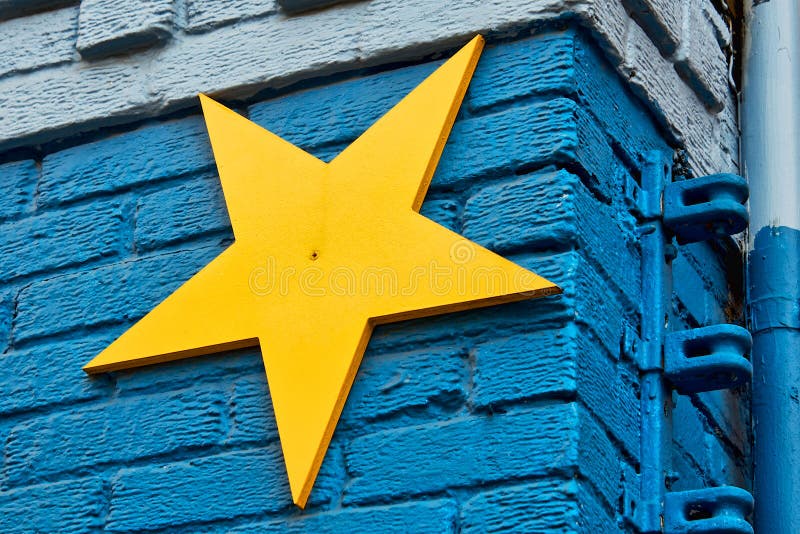 Star stock photo. Image of wall, city, decoration, blue - 33117356