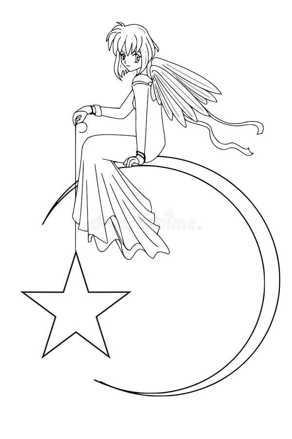 Starangel stock vector. Illustration of holy, japanese - 13188986