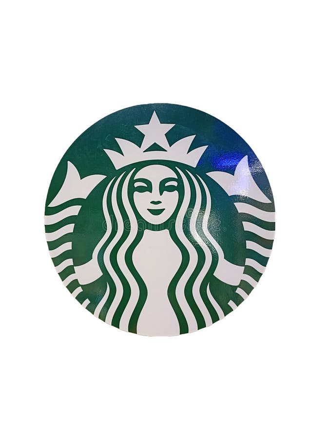 Starbucks Logo Isolated Round Design Editorial Photography ...