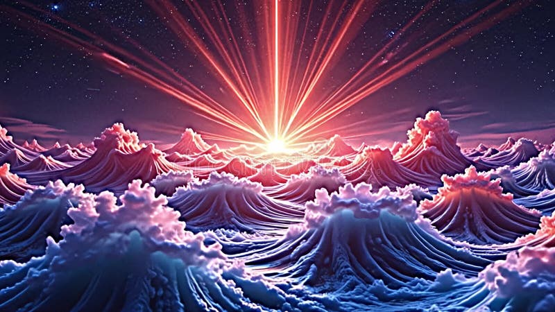 The Starburst Glows with Shiny Optical Texture, Producing Generative AI ...