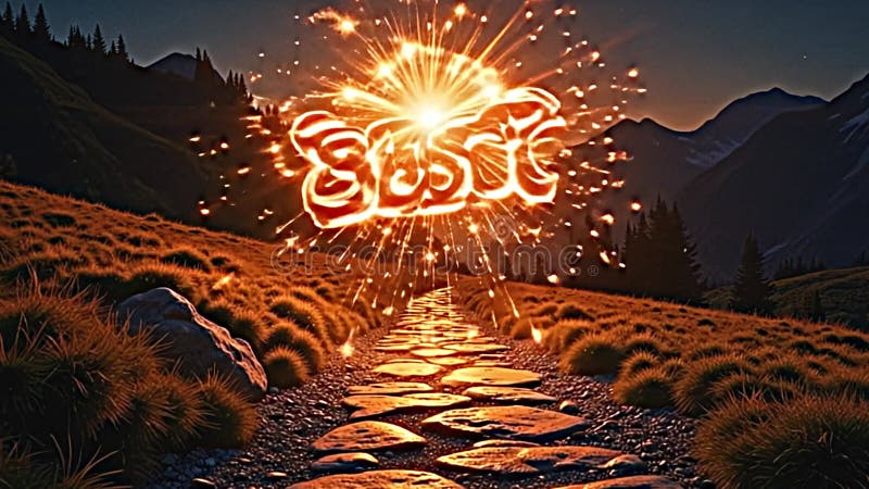 The Starburst Glows Warmly with Magical Sparkle Light, Generative AI ...