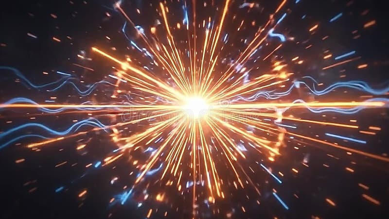 Starburst High-energy Beam Effect Expanding from a Central Generative ...